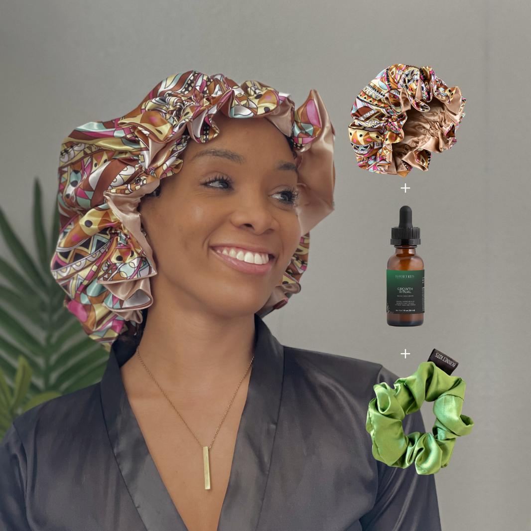 Premium Satin Sleep Caps and Bonnets – BonnetKits™️